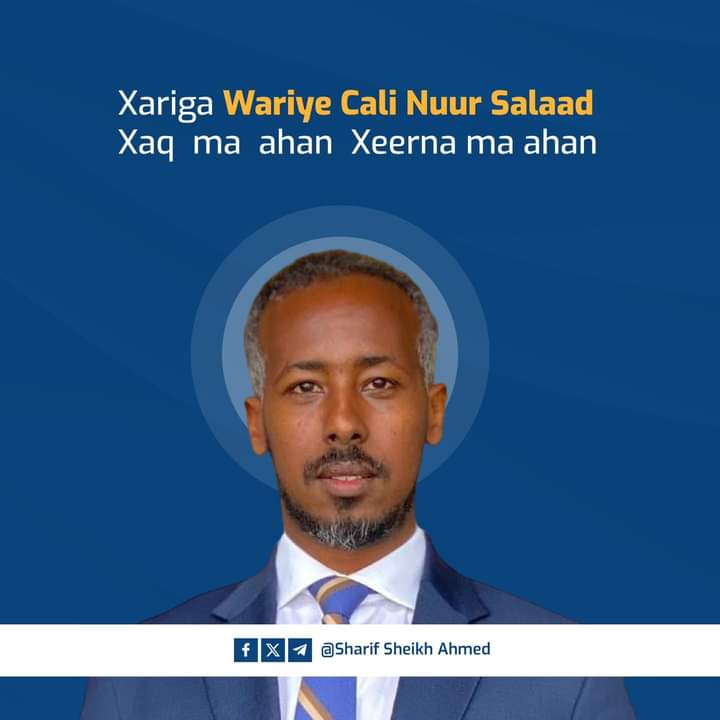 War Deg Deg ah:Wariye Cali nur Salaad oo Lasoo Daayay